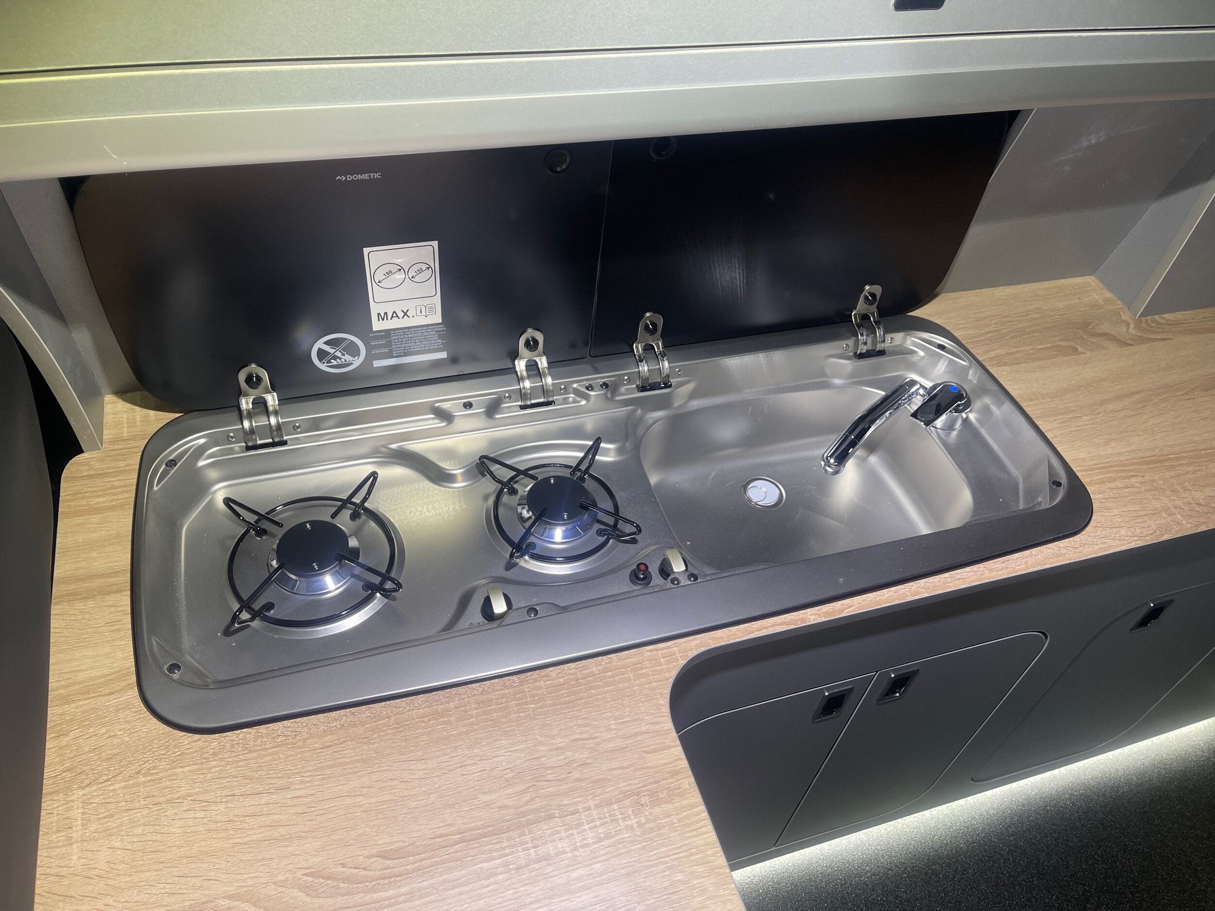 Camper Conversion Kitchen For VW Transporter - Reborn Campers